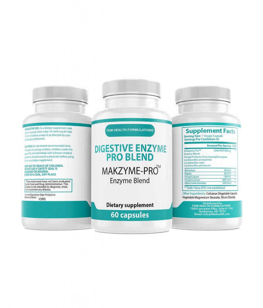 Powerful Digestive Enzyme Pro Blend | Makzyme-Pro™ Enzyme Blend