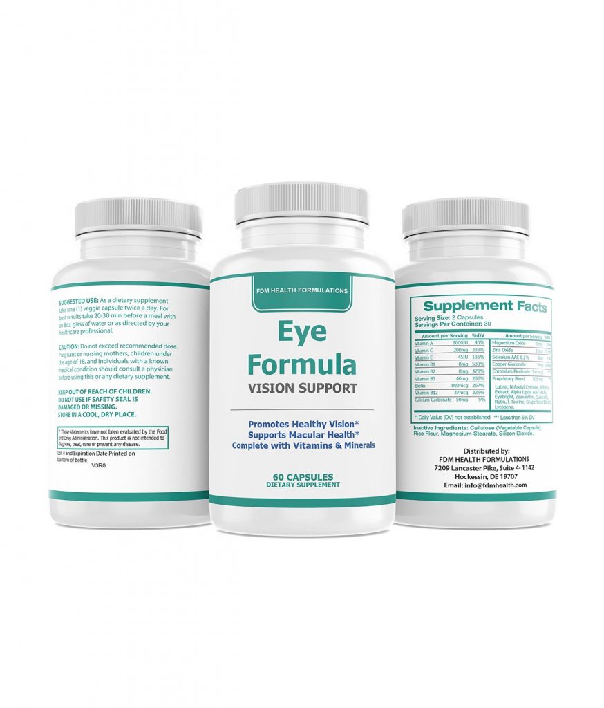 Eye Formula 60 Capsules | Vision Support - Remedy From Nature