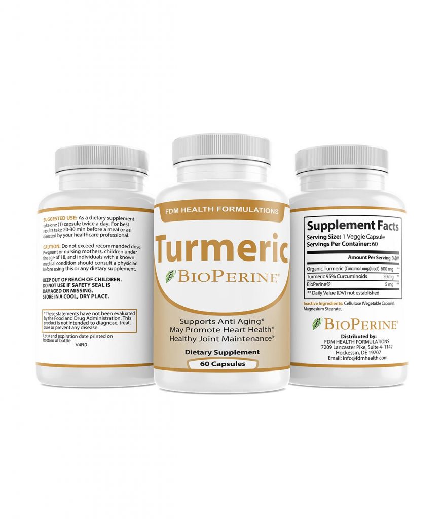 Turmeric With BioPerine - Remedy From Nature